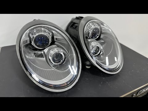 Porsche 911 Carerra 997.2 Adaptive Projector Conversion + Headlight Lens Replacement