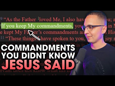 Most people don't know the COMMANDMENTS of Jesus