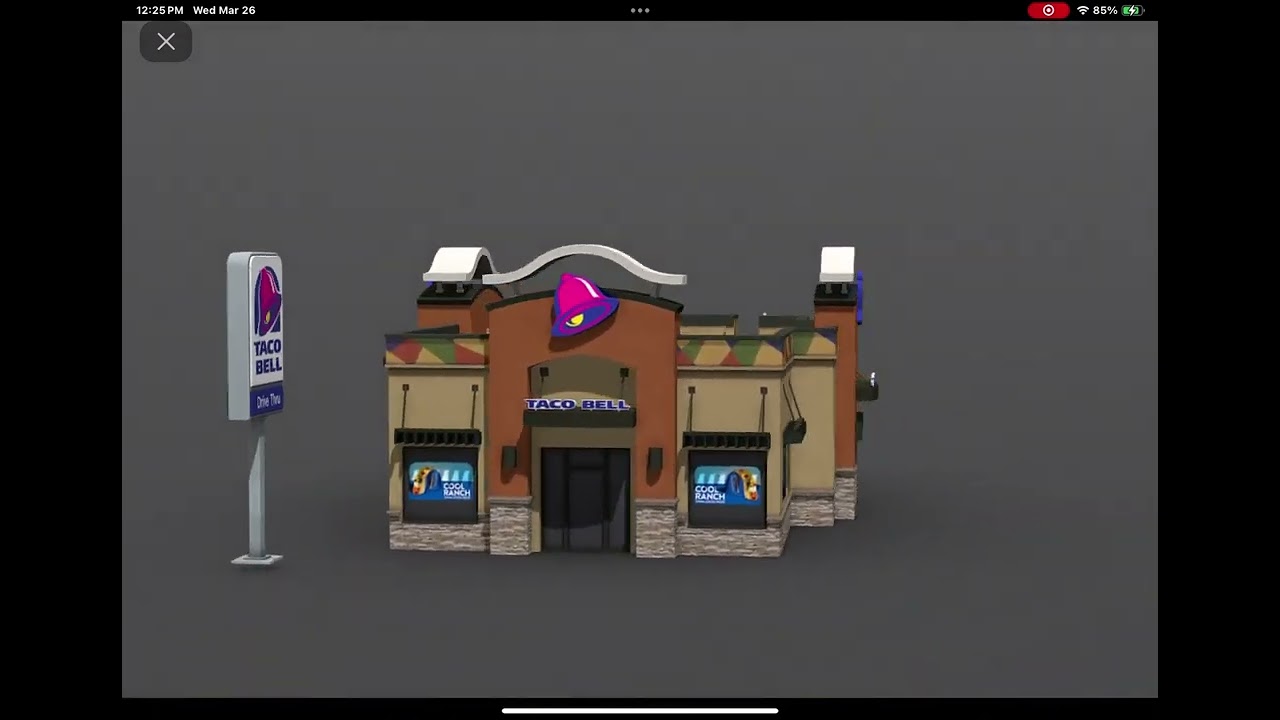 Checking out this 3d model taco bell