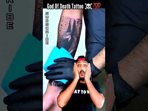 Egyptian God Of Death Anubis Tattoo🙏☠️💯|REACTION🥵|#anubis #respect#tattoo#viral#shortsfeed#shorts