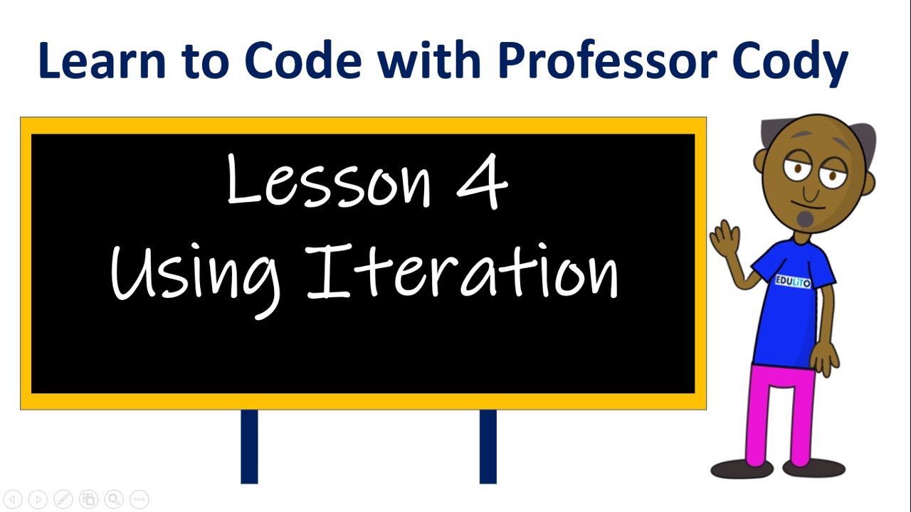 Using Iteration in Coding - Lesson 4 - Prof Cody Teaches Kids to Code using Scratch
