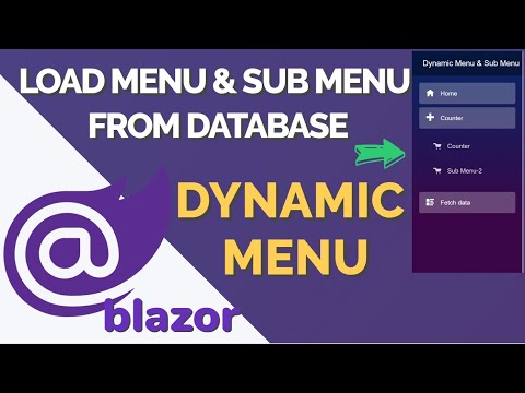 Learn Load Menu Sub Menu From Database in Blazor | Blazor Dynamic Menu - Mind Luster