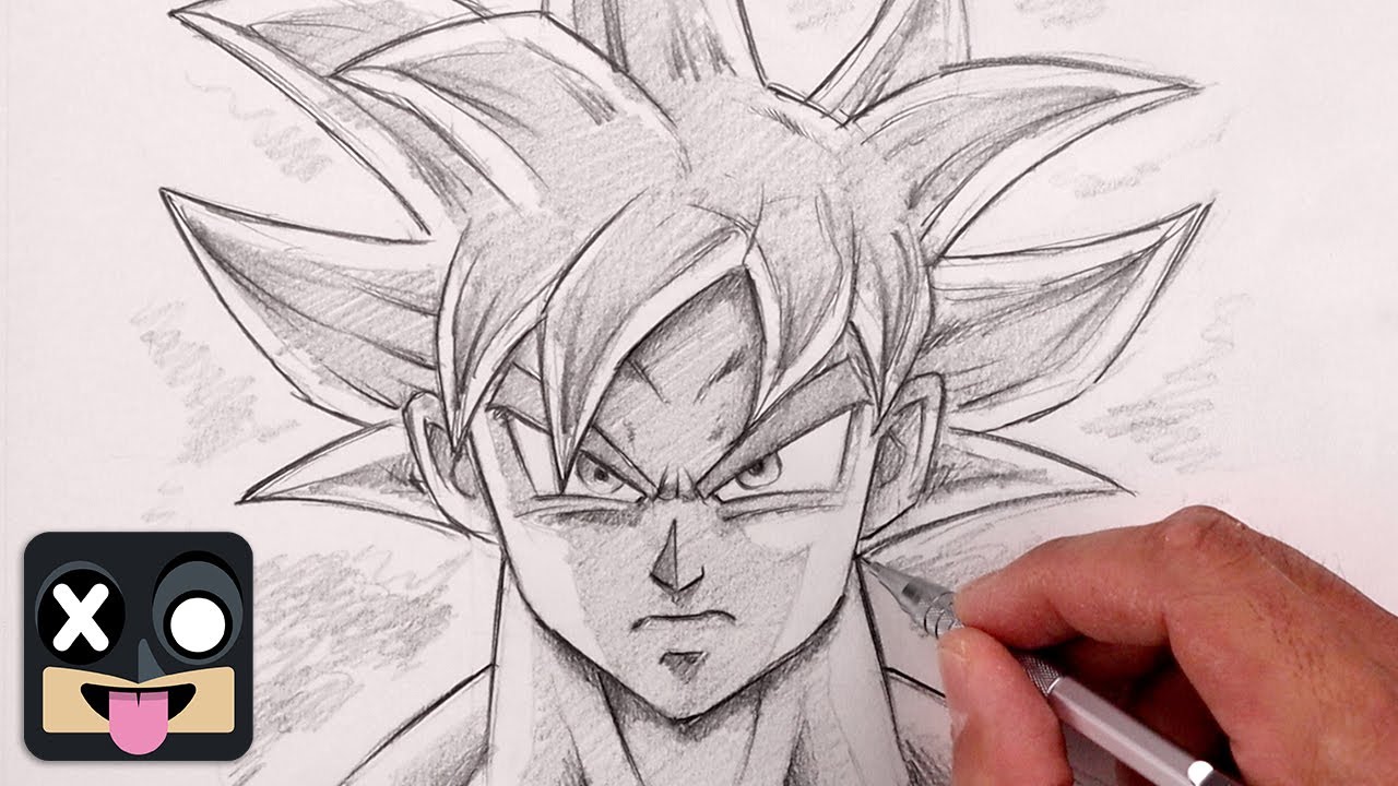How To Draw Goku Mastered Ultra Instinct | Dragon Ball Super Step by Step Sketch Tutorial