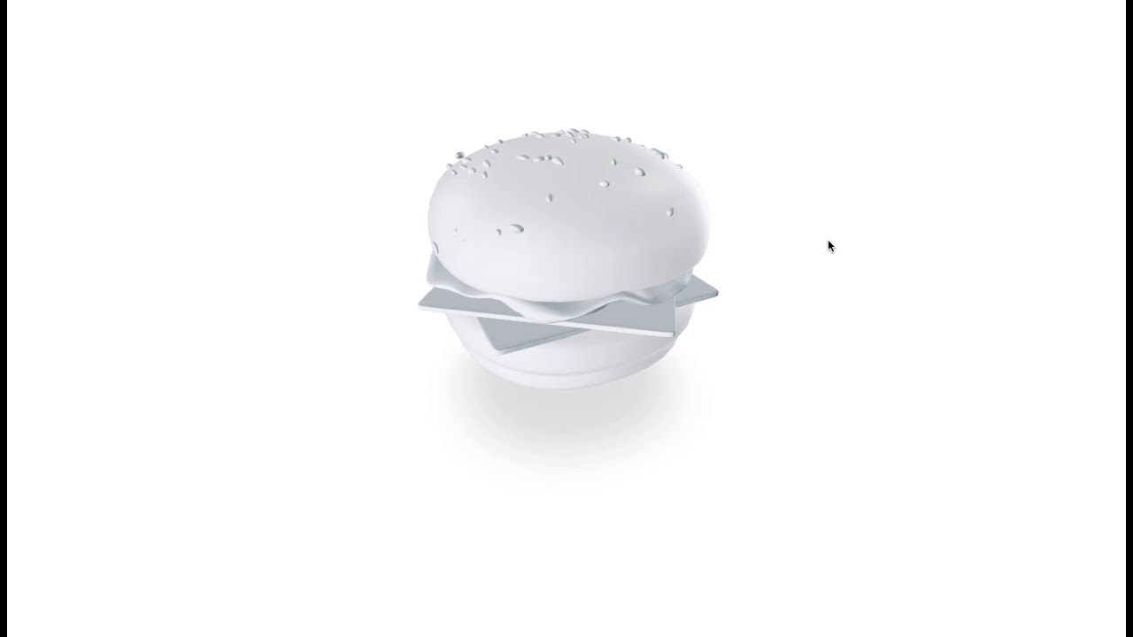 React ThreeJs Burger