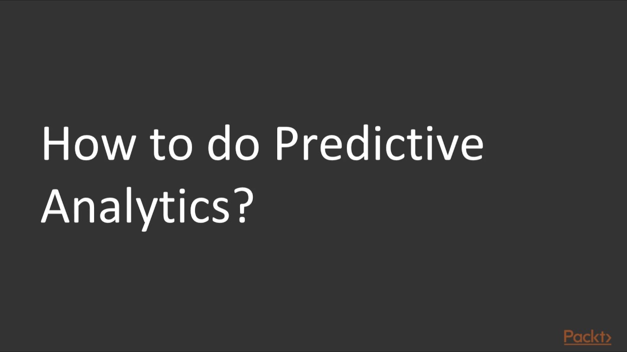Become a Python Data Analyst : Introduction to Predictive Analytics Models | packtpub.com