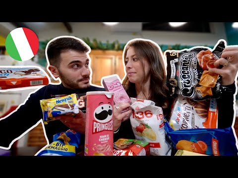 Trying Popular Snacks IN ITALY!!