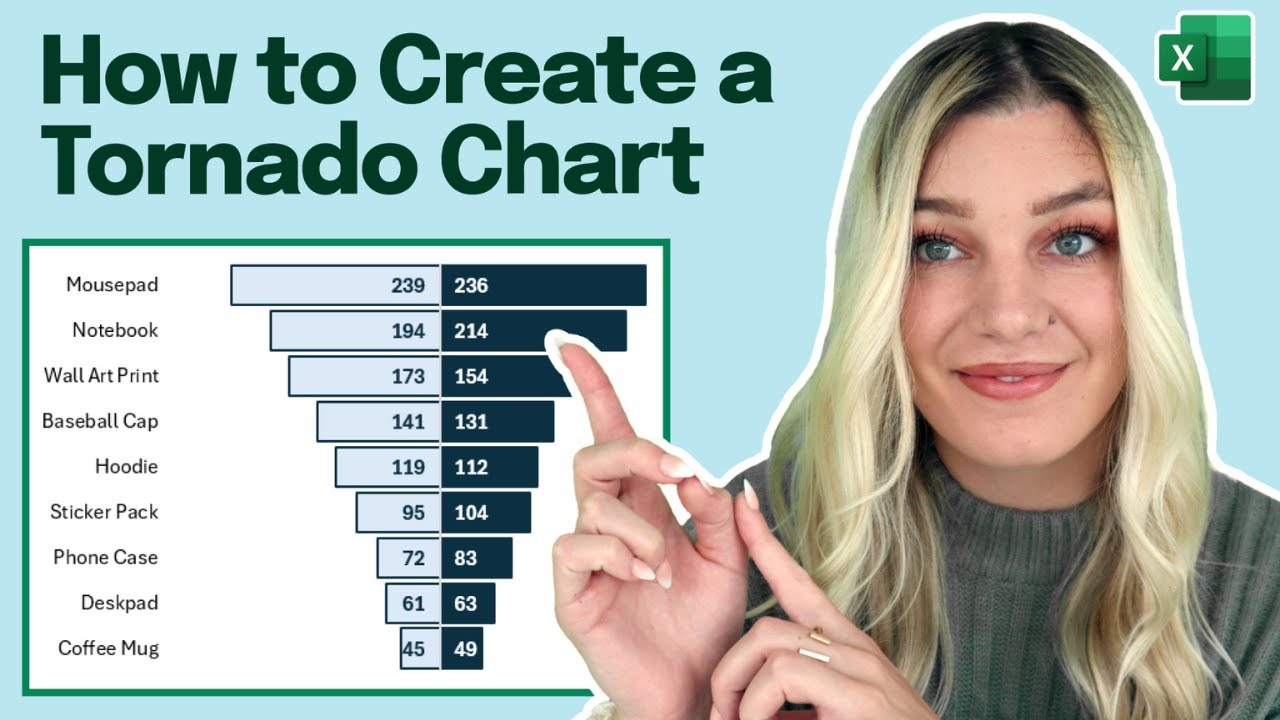 How to a Tornado Chart in Excel