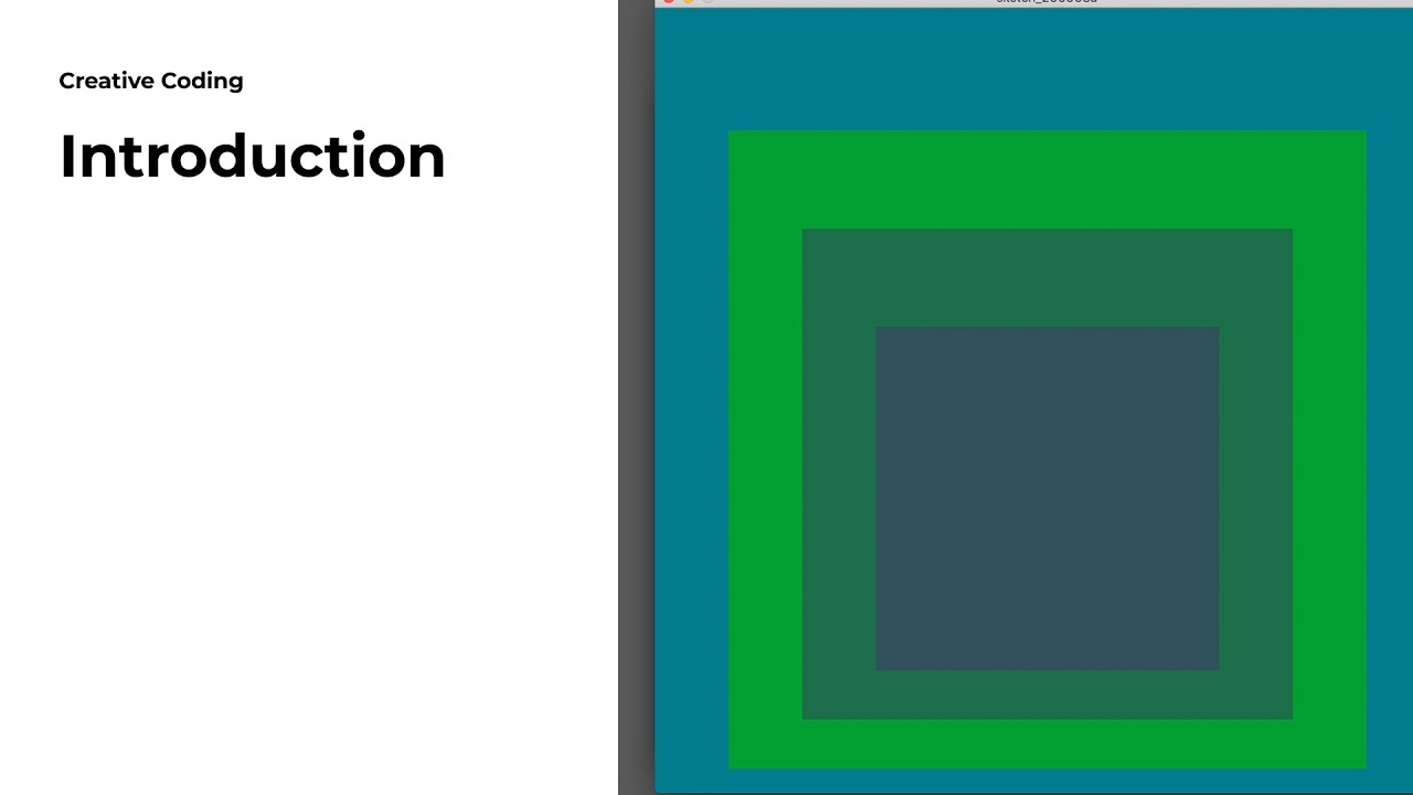 Creative Coding (01): Introduction to Processing