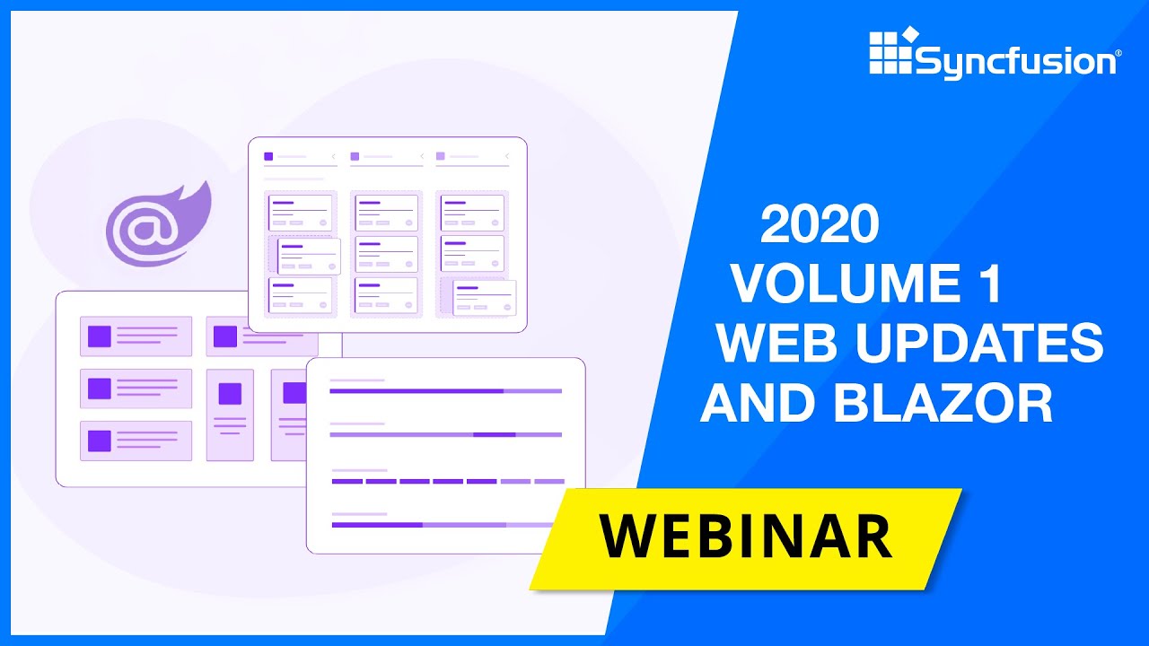 2020 Volume 1 - Web Updates and Blazor