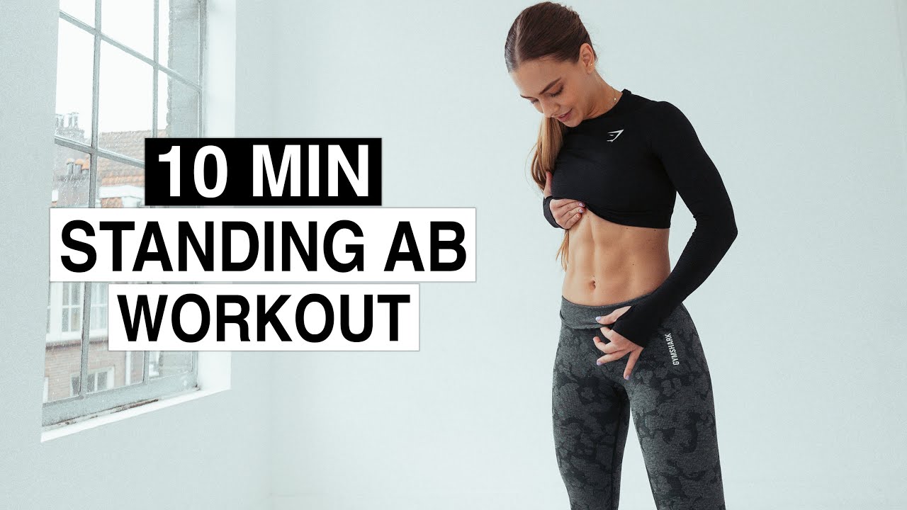 10 MIN STANDING AB WORKOUT - Gratis workouts voor thuis