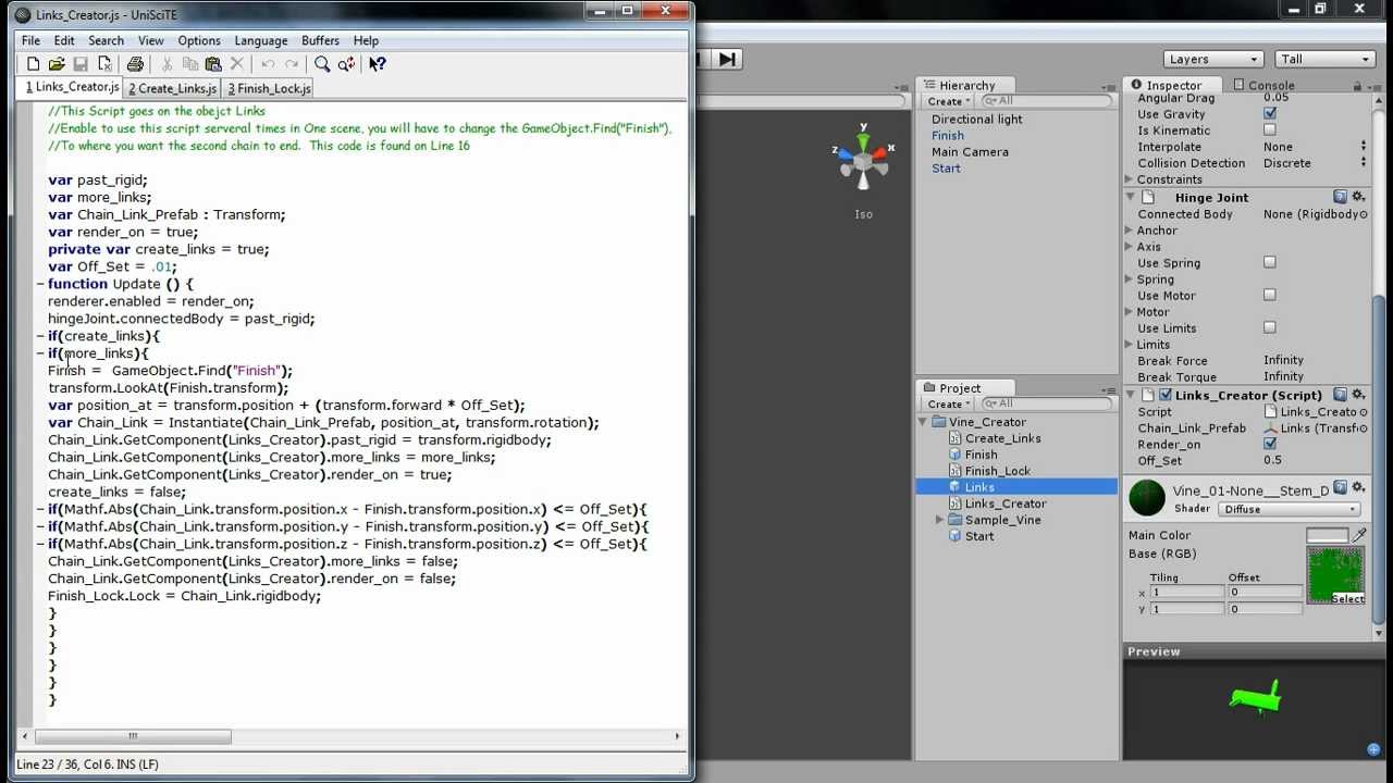 Unity3d Vine Creator Assets