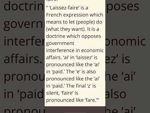 Laissez-faire