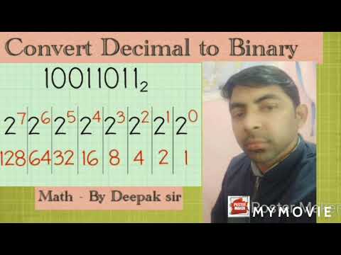 By Deepak sir ( Decimal to Binary) Part - 01