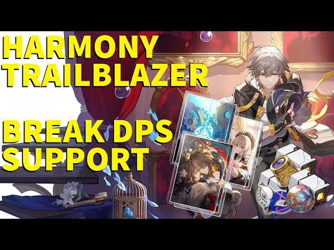 Best Harmony Trailblazer Build/Guide - Relics, Ornaments, Cones, Traces, and Teams! Honkai Star Rail