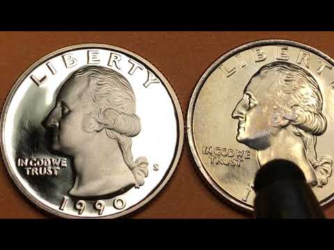 US 1990 Quarters Worth $100's - Unites States Coins