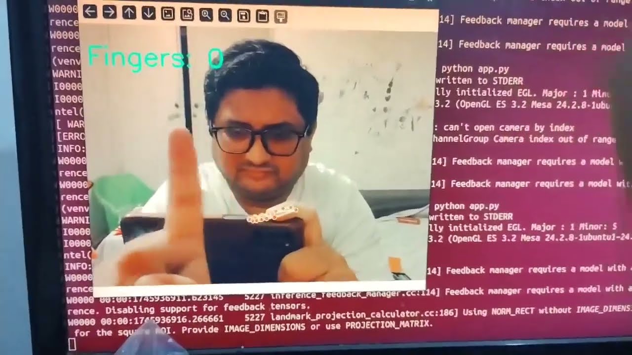 Finger counting AI application Python | Sonu Dev