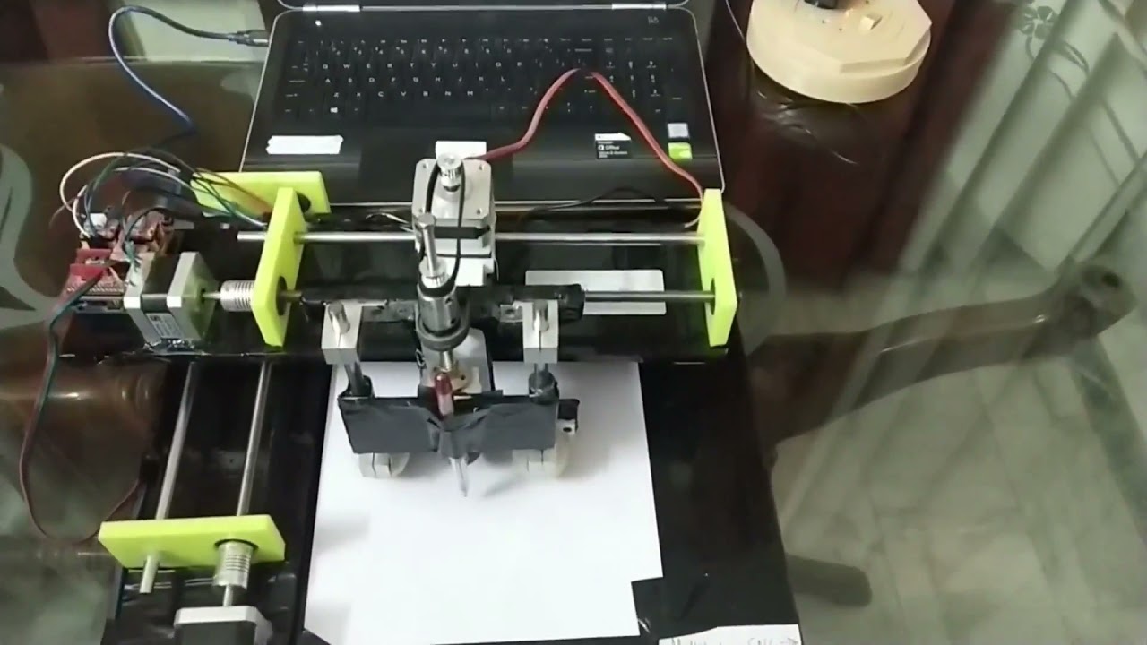 Computer Numerical Control (CNC) Machine : Step by step demonstration for 3-D Printing