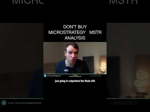 Don't Buy MicroStrategy β MSTR Analysis
