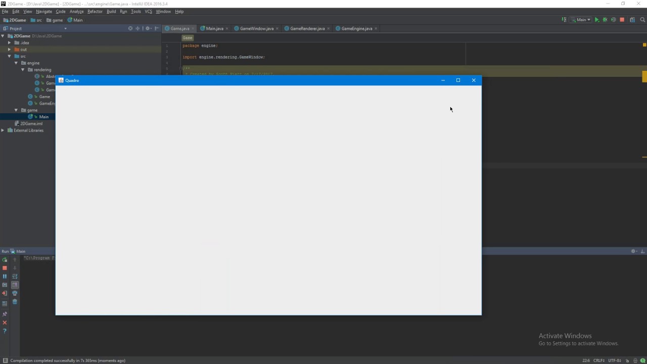 Java 2D Game #1 [Render Engine]