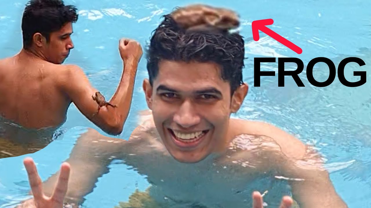 I Saved a Frog from drowning in the pool