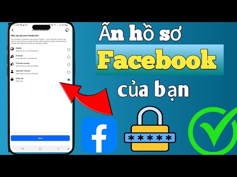 Cách ẩn hồ sơ Facebook của bạn trên Facebook (Techwithshourob)