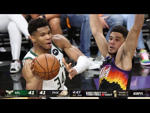 Milwaukee Bucks vs Phoenix Suns Full GAME 2 Highlights | 2021 NBA Finals