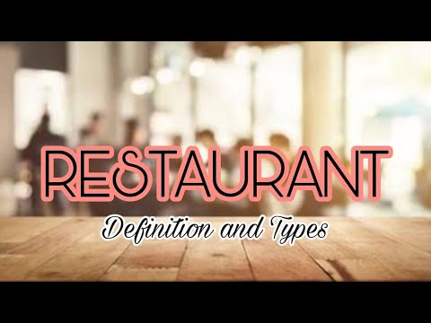 RESTAURANT || Definition and Types || Mom's Favtime