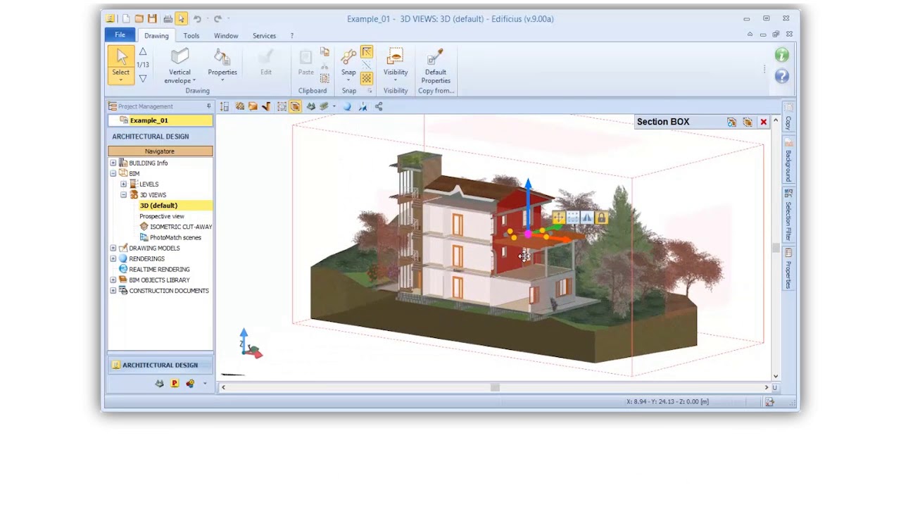 Edificius Tutorial - The Section Box - ACCA software