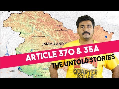 Article 370 & 35A|Story of Kashmir| Simply Explained in Tamil |Kichdy