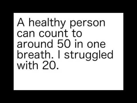 Single Breath Count Test – Living with semi-diagnosed brain lesions.