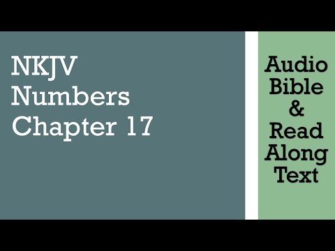 Numbers 17 - NKJV - (Audio Bible & Text)