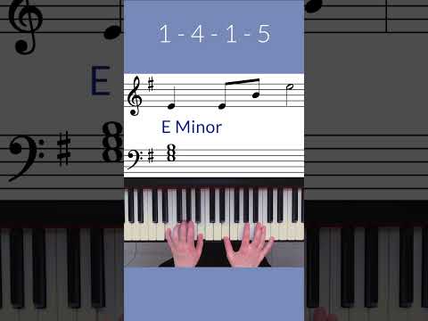 ✨ Chords In E Minor! #pianochords #beginnerpiano #eminor