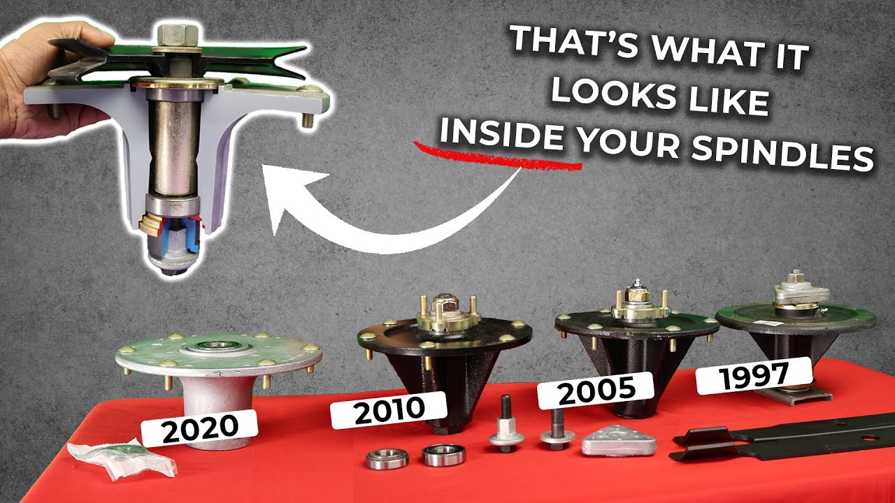 Lawn Mower Spindle Evolution from 1998 - 2023
