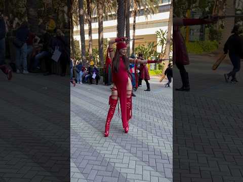 Elektra at WonderCon #cosplay #cosplayer #comiccon #rachelpizzolato #model #fun