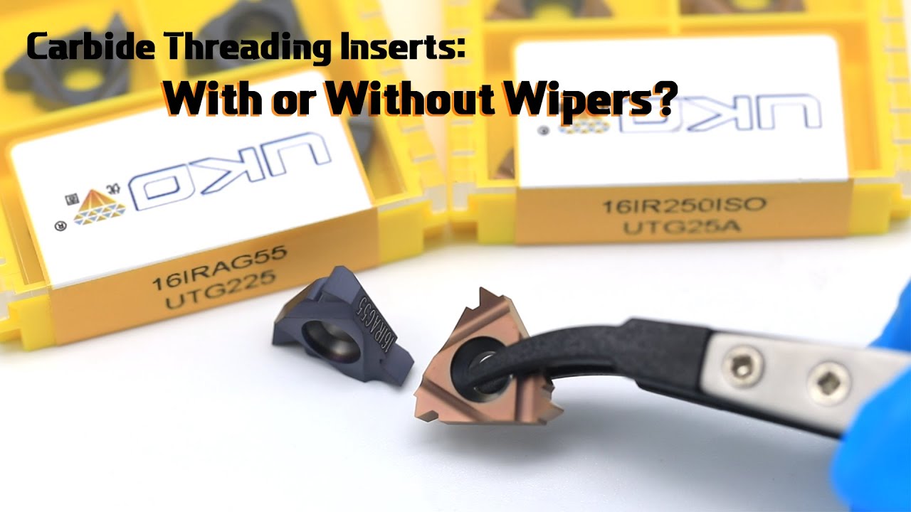 Carbide Threading Inserts: With or Without Wipers?