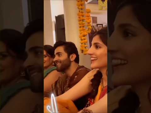 Sheheryar Munawar and Maheen Siddiqui Rasm e Dholki π#sheheryarmunawar #maheensiddiqui #dholki