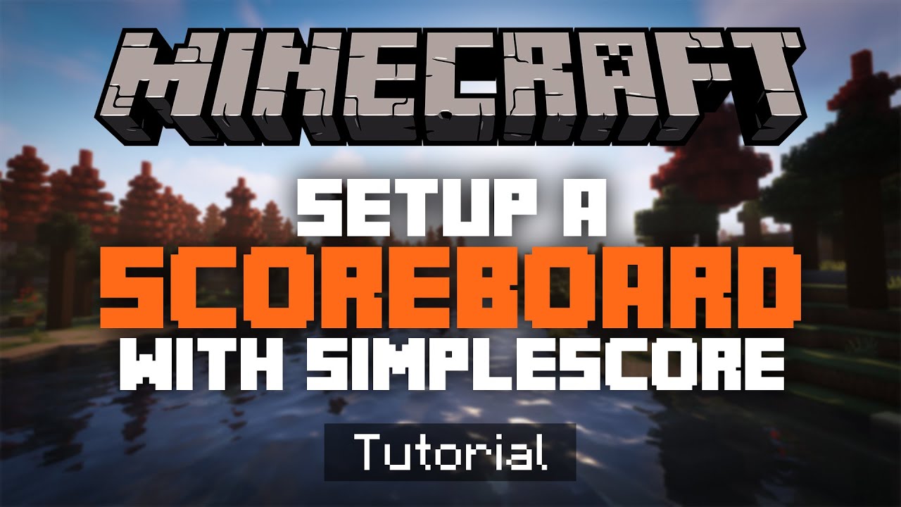 BEST Scoreboard Plugin For Your Minecraft Server (SimpleScore Tutorial)