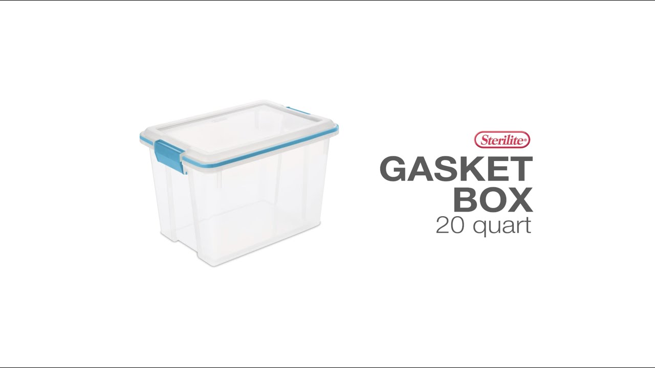 Sterilite 20 Quart Gasket Box