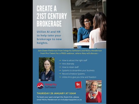Create a 21st Century Brokerage