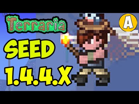 Terraria how to get FLEDGLING WINGS fast (NEW SEED for 1.4.4.9)