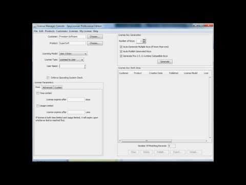 EasyLicenser License Manager Overview