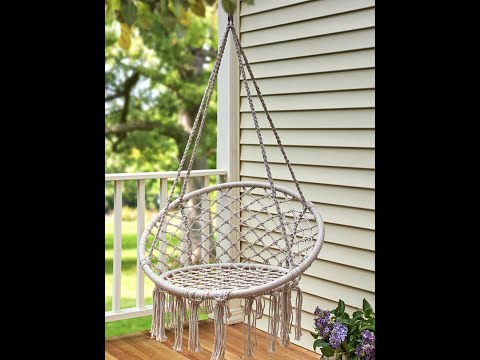 Macrame Hanging Chair Indoor/Outdoor Anywhere