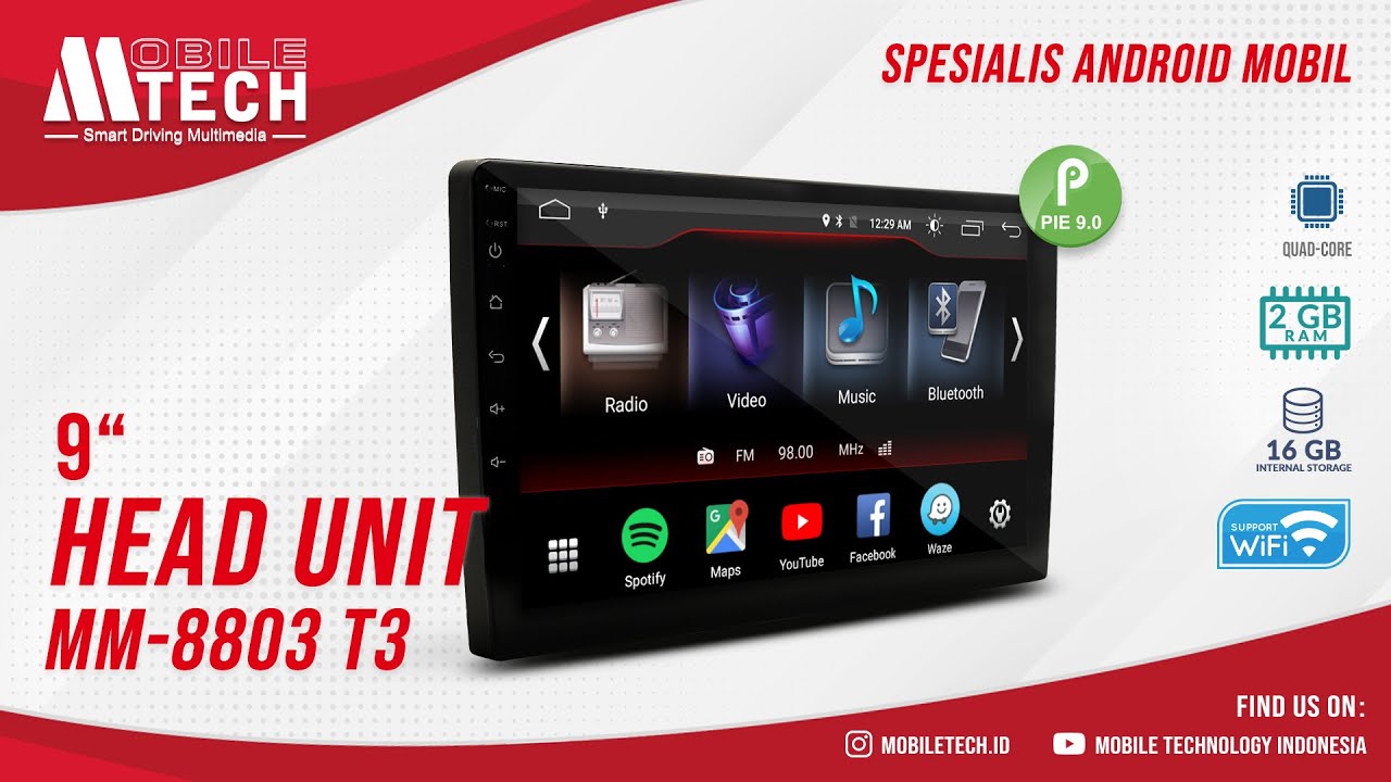 HEADUNIT MM 8803 T3 - 9 inch by MobileTech