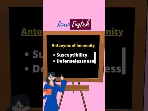Antonyms of Immunity? | Immunity का Antonyms? #shorts #learnenglishmeaning #antonyms #youtubeshorts