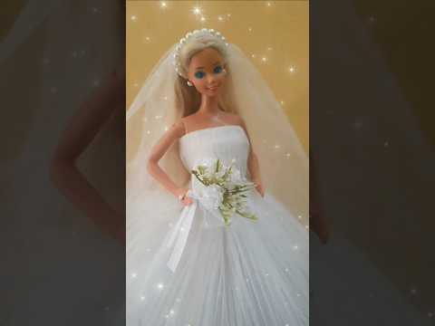 making mini bouquet for doll easy & cute #DIY #bridalveil #tutorial #doll #barbie #howtomake