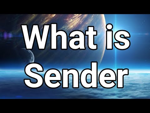 What is Sender. Urdu /English