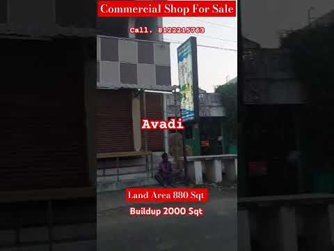 Commercial Shop for sale Avadi Chennai