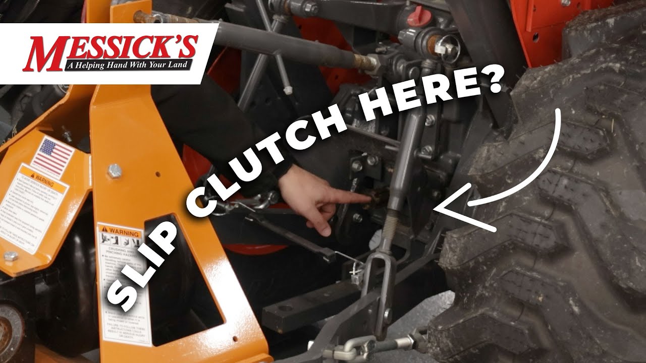 Can I put a slip clutch on my tractor instead of my attachments?