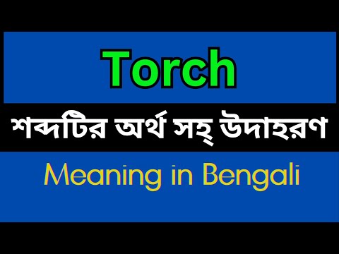 Torch Meaning In Bengali /Torch mane ki