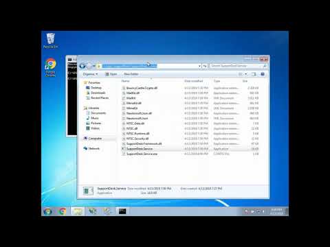 Tutorial #4: Install Windows Service